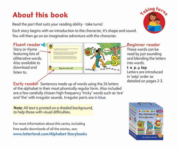 My Alphabet Storybooks (pack of 26) – Letterland Singapore