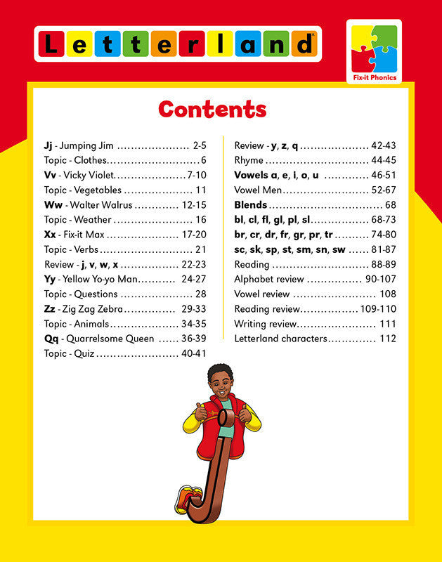 Fix-it Phonics - Level 1 - Studentbook 2 – Letterland Singapore