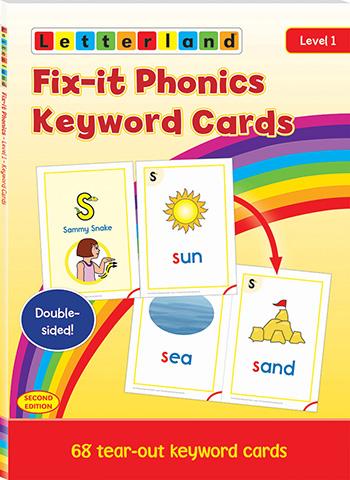 Fix-it Phonics - Level 1 - Keyword Cards (2nd Edition) – Letterland ...