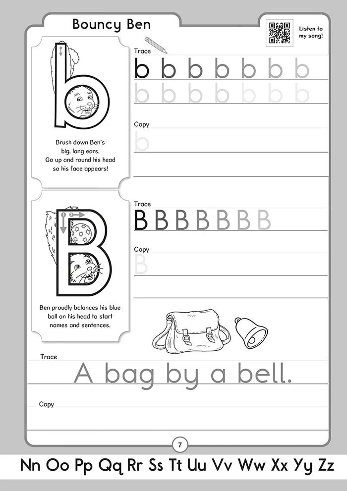Handwriting Practice - Pre-Cursive Letters – Letterland Singapore