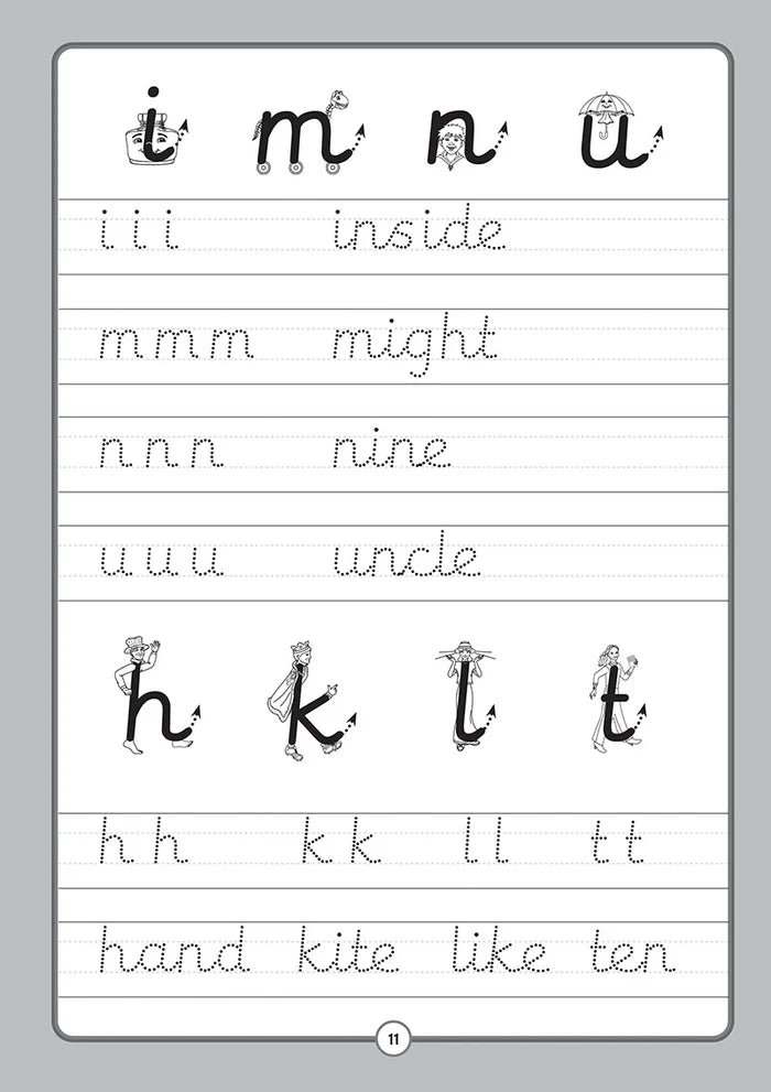 Handwriting Practice - Cursive Letters – Letterland Singapore